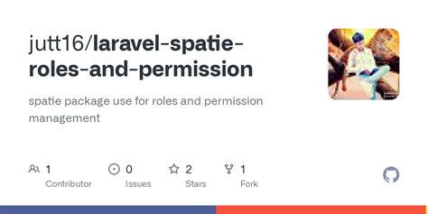 Github Jutt16laravel Spatie Roles And Permission Spatie Package Use For Roles And Permission