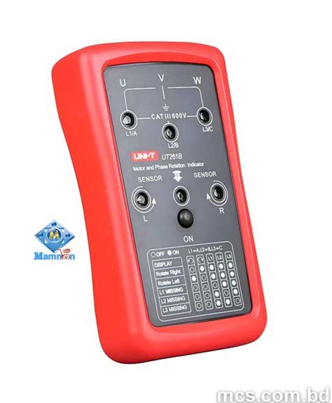 UNI T UT B Phase Sequence And Motor Rotation Tester MCS