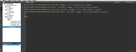 Qt制作音乐播放器按钮 Qt按钮设置为停止运行 Csdn博客
