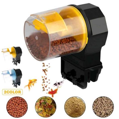 Besar Automatic Feeder Aquarium Goldfish Smart Timing Auto Fish Feeder Timer Food Feeding 1224