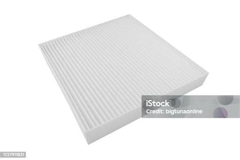 새로운 자동차 공기 필터 요소 자동차 캐빈 공기 필터 질감 배경입니다 클로즈업 에어 필터가 분리되었습니다 자동차 서비스 또는 유지 보수를 위한 고품질 예비 부품 0명에 대한