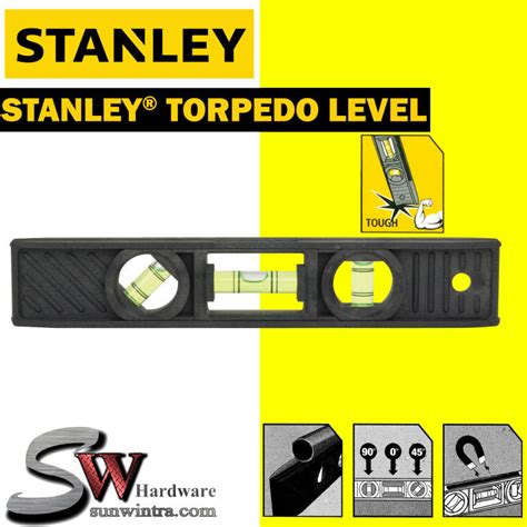Stanley 8 3 Level Torpedo Level With Magnetic Base Stht42291 8 Lazada