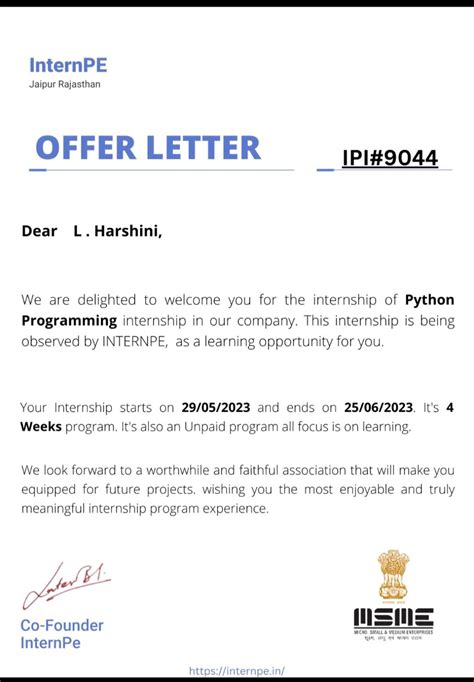 harshini l on linkedin python