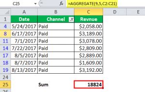 Aggregate Excel Function How To Use Step By Step