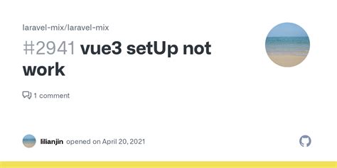 Vue3 Setup Not Work · Issue 2941 · Laravel Mixlaravel Mix · Github