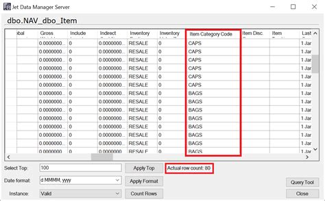 Data Selection Rules Global Data 365