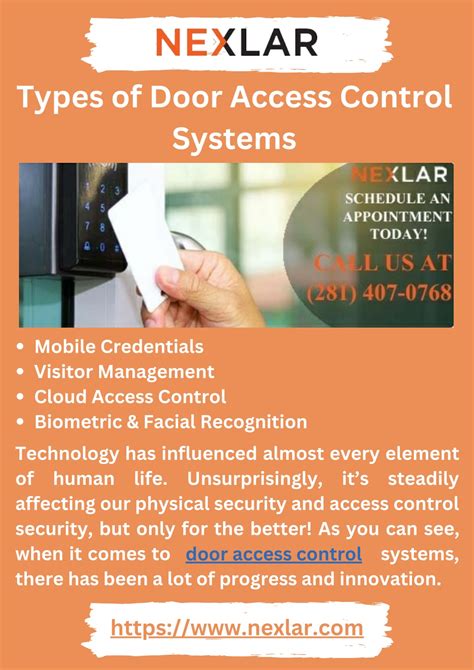Ppt Types Of Door Access Control Systems Powerpoint Presentation