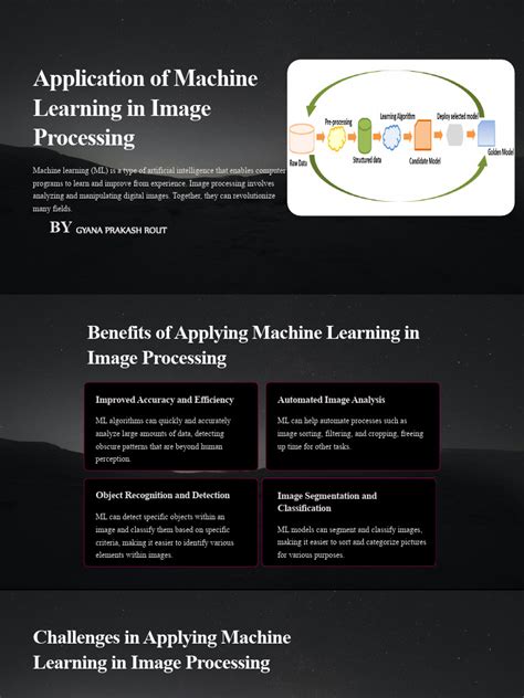 Application Of Machine Learning In Image Processing Gyana Prakash Rout