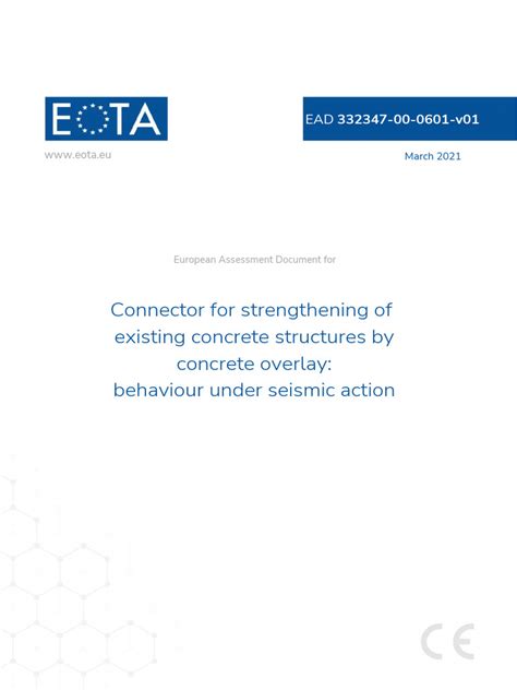 2021 Ead Connector For Strengthening Of Existing Concrete