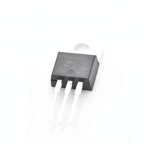 Electronic Component Triac Bta16 600c Scr To 220 Triac Thyristor 16a 600v Thyristor Bta16 600c