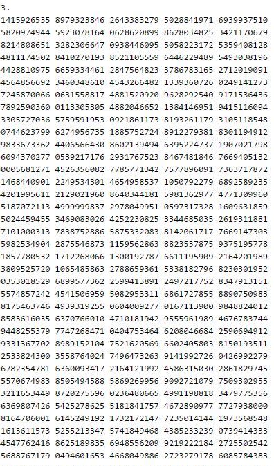 9 Random Facts About Pi The Irrational Number Not The Food
