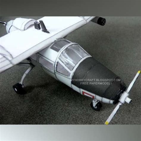 Бумажная модель Самолет О 2 Skymaster
