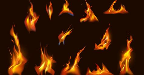 Flames And Fire Burning Flare And Heat Objects Ft Flame And Burning
