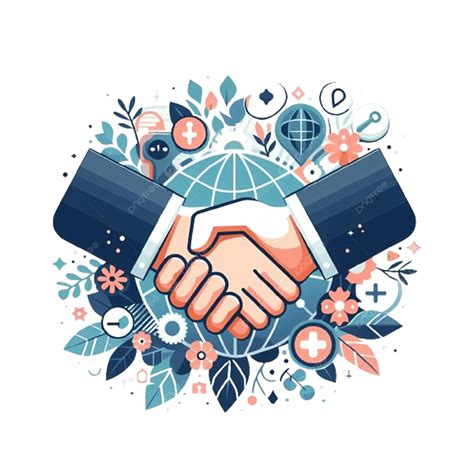 Hand Shake Logo Handshake Icon Design Template Simple Flat Vector Hand Shake Logo Handshake