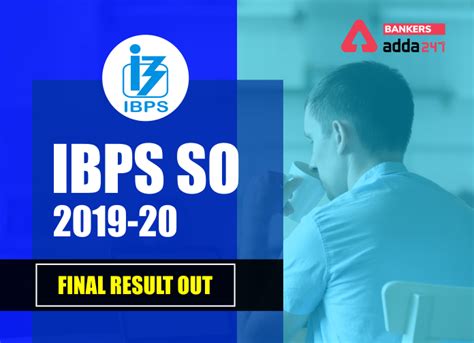 IBPS SO Final Result 2020 Out Check SO Final Result Link