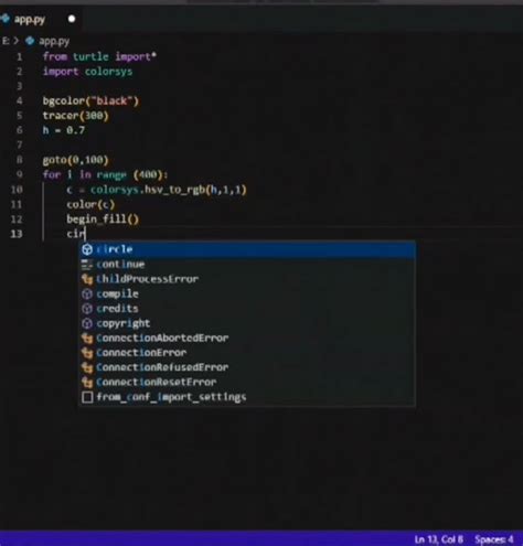 Python Create Design Using Turtle Graphics Shorts Youtubeshorts Youtube
