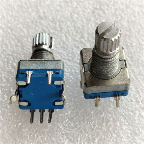 Jual Rotary Encoder Ec11 Potensio Rotari Encoder Shaft Bulat L15mm