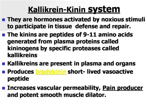 Ppt Kallikrein Kinin System Powerpoint Presentation Free Download Id 735400