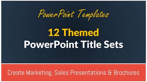 Powerpoint Title Slide Examples