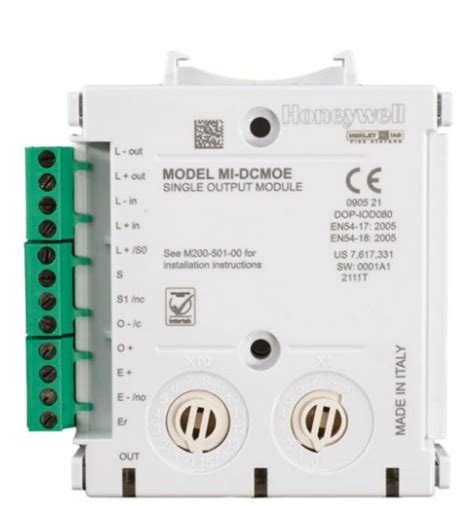 Honeywell Morley Addressable Single Output Control Module Pn Ias Mi