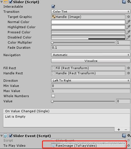 Unity导入视频并实现播放及进度条滑动unity 滑动条控制视频拖动闪动 Csdn博客