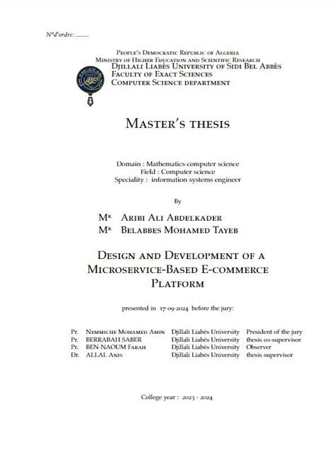 Aribi Ali Abeldelkader On Linkedin Ecommerce Microservices Devops Cloudcomputing