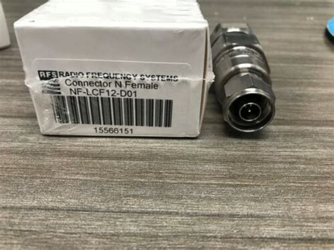 RFS Connector MN-LCF12-D01 Male N For 1/2 in Cable | eBay
