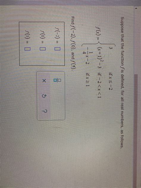 solved suppose that the functionſ is defined for all real