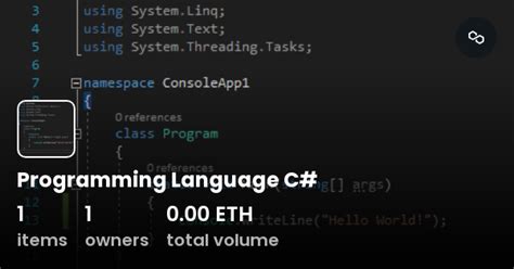 Programming Language C Collection OpenSea