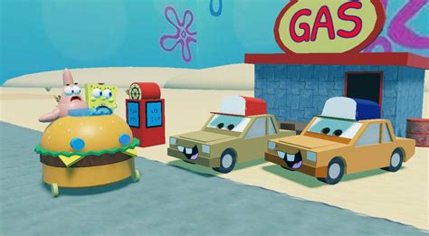 Spongebob Gas Station Scene But Something Is Wrong By Redkirbdaredpuffball On Deviantart