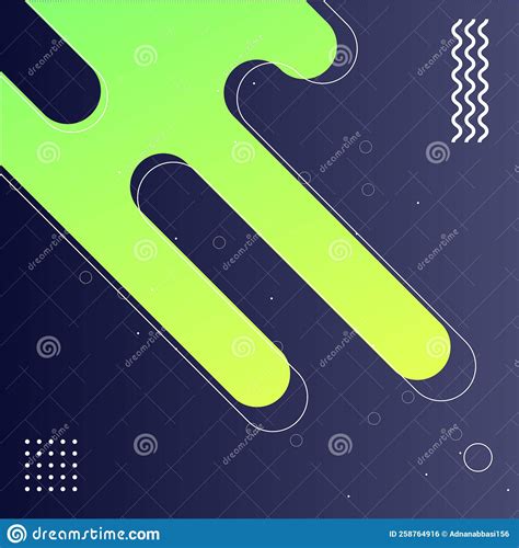 Original Beautiful Combination Modern Style Abstraction With Composition Made Of Various Rounded