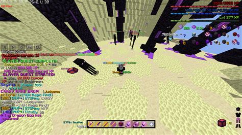 Judgement Core Drop At 140k Enderman Xp Rhypixelskyblock