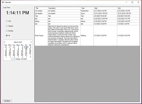Github Recursivefunappointmentscheduler C Winforms Scheduling Application With