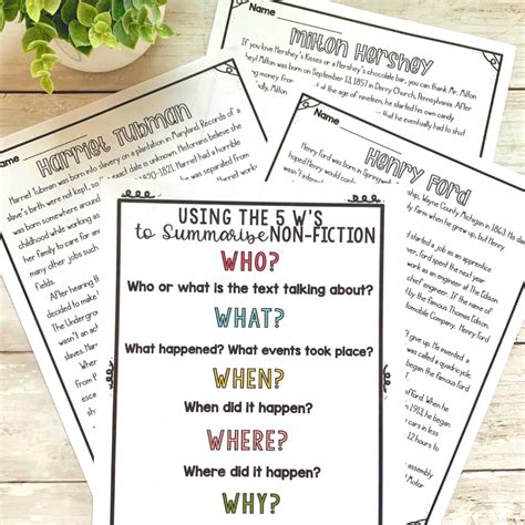 Summarizing With The Swbst Method Lip Gloss Learning And Lattes