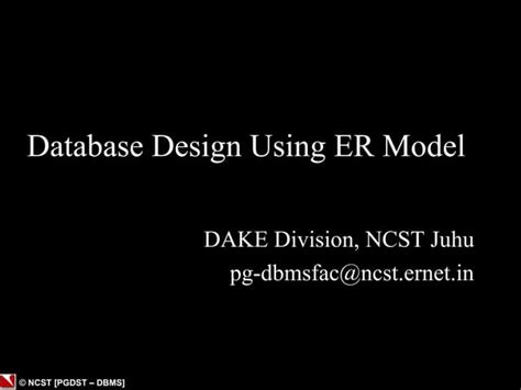 E R Modelling And Concept In Database Management System Ppt