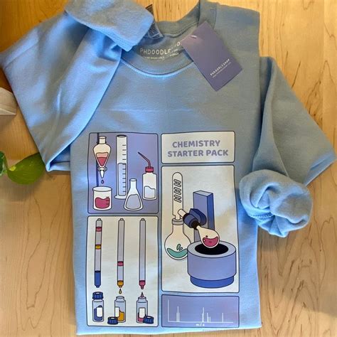 Chemistry Starter Pack Sweatshirt T For Organic Analytical Chemist Cute Science Sweatshirt