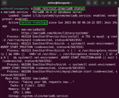 How To Restart MariaDB On Ubuntu 22 04 Linux Genie