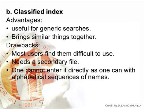 Indexing