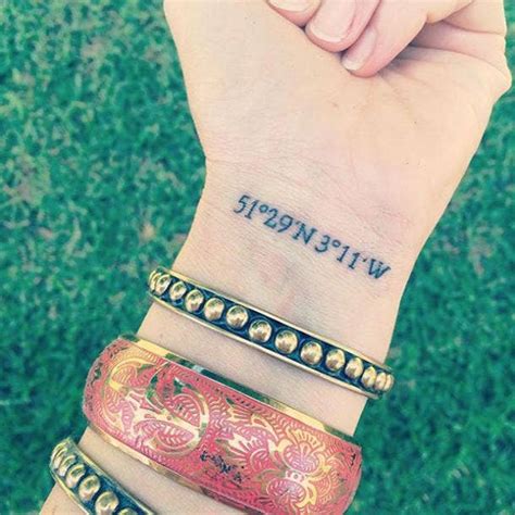 Best Places On Your Body For A Coordinates Tattoo YourTango