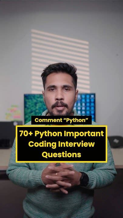 Get 70 Python Important Coding Questions Just Comment “python” Pythonprogramming Coding