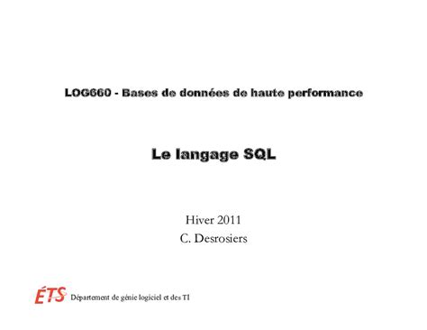 cours sql server par la pratique télécharger cours informatique en pdf