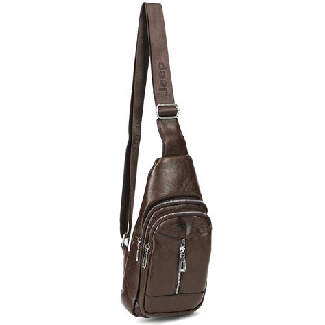 Сумка через плечо Jeep Buluo JB020 Коричневая купить по цене 1 990 руб ...