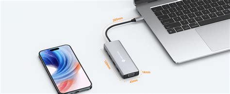 Novoo Usb C Docking Station Quad Display 8 In 1 Usb C Hub Dual Monitor 8k 30hz Dp 2hdmi 4k