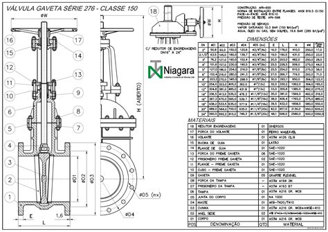 Fig 276 Válvula Gaveta Wcb Classe 150 Api 600 Haste Ascendente