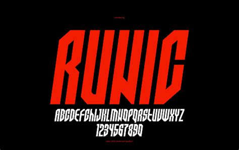 로고 제작을 위한 대담하고 거대한 이탤릭체 무거운 기하학적 글꼴 현대적인 기하학적 벡터 디스플레이 서체 모서리와 직선 기하학만 있는 타이포그래피 길고 압축된 버전 광고에