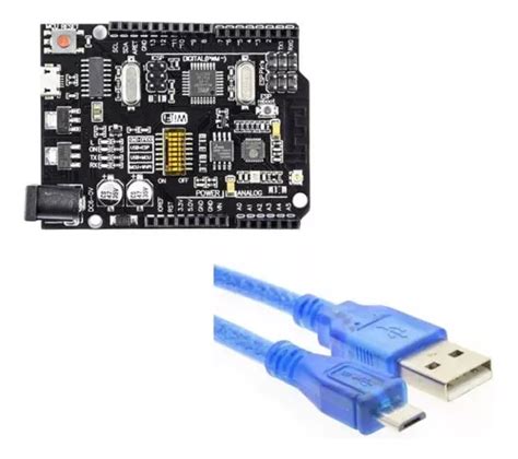 Placa Uno Wifi Atmega Esp Ch Cabo Cm Parcelamento Sem Juros