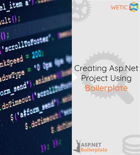 creating asp project using boilerplate wetic formations it