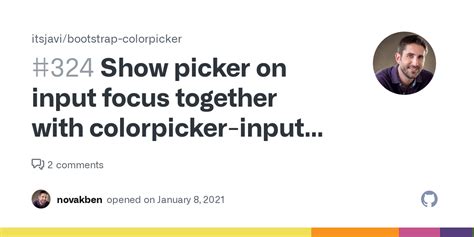 show picker on input focus together with colorpicker input addon