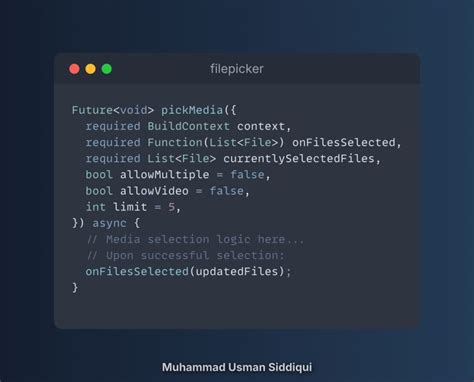 Reusable Media Picker In Flutter With Callback Muhammad Usman