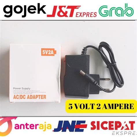 jual adaptor 5v 2a power adapter stb cctv router modem wifi 5 volt 2
